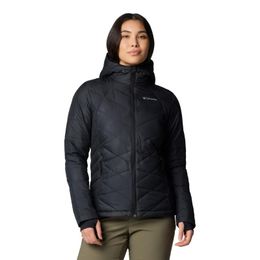 Columbia Damen Steppjacke &raquo;Heavenly Hooded Jacket&laquo; mit Kapuze mit integrierter Thermotechnologie, wasserabweisend, windabweisend schwarz XL (46/48)