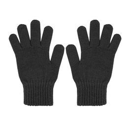 MaxiMo Damen MaxiMo Strickhandschuhe Fingerhandschuhe, Wolle, w&auml;rmend, atmungsaktiv, basic, bequem schwarz 1