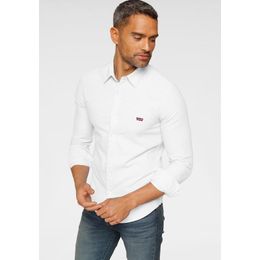 Levi's Levi's Herren Jeanshemd &raquo;BATTERY HM SHIRT SLIM&laquo; mit Logobadge wei&szlig; M, N-Gr
