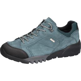 Waldl&auml;ufer Waldl&auml;ufer Herren Schn&uuml;rschuh &raquo;H-Fritz&laquo; Outdoorschuh, Wanderschuh, Sneaker mit TEX-Membrane, H-Weite blau 9 (43)
