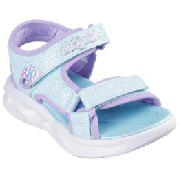 Skechers M&auml;dchen Sandale &raquo;SOLA GLOW SANDAL&laquo; Sommerschuh mit Klettverschluss, Gr&ouml;&szlig;enschablone zum Download bunt 27