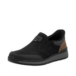 Rieker Herren Slipper &raquo;Ready2GO&laquo; Slip on Sneaker, Halbschuh, Schlupfschuh mit Gummizug braun 46