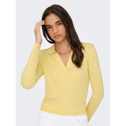 Only Damen Only Polokragenpullover &raquo;ONLKAYA LS POLO PULLOVER EX KNT&laquo; Rippstrick XL