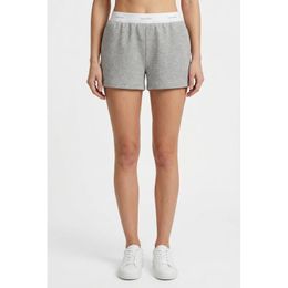 Calvin Klein Underwear Damen Shorts Regular fit elastischem Bund grau XL (42), N-Gr