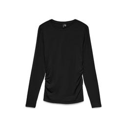 V&eacute;ro Moda Vero Moda Damen Langarmshirt &raquo;VMAVA SARAH LS TOP JRS NOOS&laquo; Materialmix, regular fit L