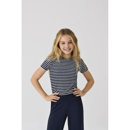 Kids Only M&auml;dchen KIDS Only T-Shirt &raquo;KOGNELLA STRIPED S/S O-NECK TOP JRS&laquo; blau 110/116