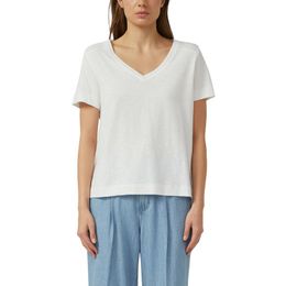 s.Oliver Damen s.Oliver T-Shirt V-Ausschnitt mit Rippblende 34