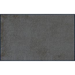 wash+dry by Kleen-Tex Fu&szlig;matte &raquo;Original Uni, Schmutzfangteppich&laquo; rechteckig 9 mm H&ouml;he Schmutzmatte, rutschhemmend, auch als L&auml;ufer erh&auml;ltlich grau 
