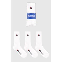 Champion Herren Tennissocken &raquo;3 Pack Crew Socks&laquo; 3 Paar tlg. f&uuml;r sportive Aktivit&auml;ten geeignet, 3er-Pack, elastische Passform 43-46