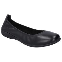 Josef Seibel Damen Ballerina &raquo;Fenja 01&laquo; Flache Schuhe, Bequemschuh, Slipper zum Schlupfen schwarz 45