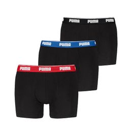 Puma Herren Puma Boxershorts &raquo;Puma MEN EVERYDAY BASIC BOXERS 3P&laquo; Komfortabler elastischer Logobund schwarz XL