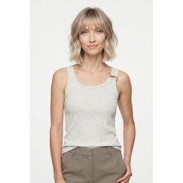 V&eacute;ro Moda Vero Moda Damen Tanktop &raquo;VMKIKI S/L O-NECK TOP JRS BTQ&laquo; Viskosemischung, regular fit beige M