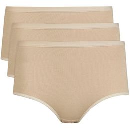 Nina von C. Damen Taillenslip basic, eng, elastisch, weich, atmungsaktiv, bequem, Baumwollmix rosa 54