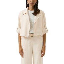 s.Oliver BLACK LABEL Damen s.Oliver BLACK LABEL Kurzblazer mit Halbarm und ohne Verschluss beige 44