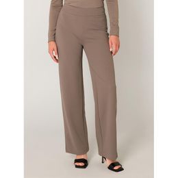Base Level Damen Treggings &raquo;Yarah&laquo; mit elastischem Bund grau 48, L&auml;nge 32