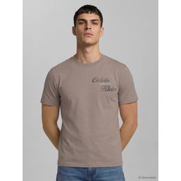 Calvin Klein Jeans Herren T-Shirt &raquo;CALVIN KLEIN&laquo; Regular fit mit Print beige M