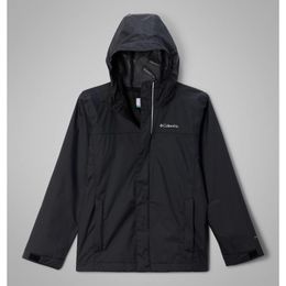 Columbia Jungen Regenjacke &raquo;Watertight II Jacket&laquo; mit Kapuze mit Reflektorstreifen, wasserdicht und winddicht schwarz XS (116/122)