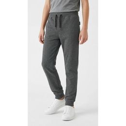 name it Jungen Jogginghose &raquo;NKMSWEAT f&uuml;r Jungen mit verstellbarem Bund und Kordelzug&laquo; unifarben, casual, regular fit, Baumwollmix, Rundhals grau 146, 