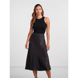 Y.A.S Damen Midirock &raquo;YASPELLA HW MIDI SKIRT S. NOOS&laquo; schwarz S (36)