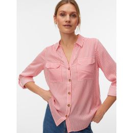 V&eacute;ro Moda Vero Moda Damen Hemdbluse &raquo;VMBUMPY L/S SHIRT NEW WVN GA NOOS&laquo; Viskose, regular fit S