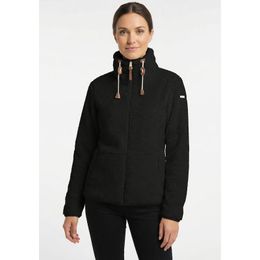 Icepeak Damen Fleecejacke &raquo;Icepeak COLONY&laquo; schnell trocknendes Material aus Polyester, mit Rei&szlig;verschluss schwarz 3XL