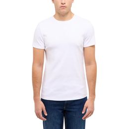 Mustang Herren Mustang T-Shirt &raquo;MU-Allen&laquo; Slim fit wei&szlig; M