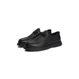 Tommy Hilfiger Herren Schn&uuml;rschuh &raquo;COMFORT LEATHER MOC TOE SHOE&laquo; Halbschuh mit angesagter Mokassin-Naht schwarz 41