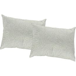 WIRTH Dekokissen &raquo;Gospic&laquo; gr&uuml;n Obermaterial: 85% Polyester, 15% Baumwolle B/L: 40cm x 60cm, 2 Stk.