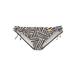 Lascana Damen Lascana Bikini-Hose &raquo;Cleo&laquo; mit geometrischem Druck beige 34, N-Gr