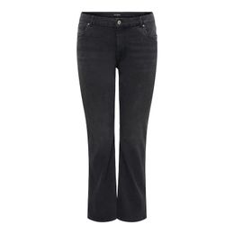 Only Carmakoma Damen Only CARMAKOMA Bootcut-Jeans &raquo;CARPHOEBE REG BACK POC FLA PIM342 NOOS&laquo; Baumwollmischung, Regular Waist 52, L&auml;nge 32