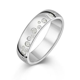 Firetti Damen Fingerring &raquo;Schmuck Geschenk Silber 925 Damenring Ring Sternenhimmel&laquo; mit Zirkonia (synth.) silber 60, Silber 925 (Sterlingsilber), 
