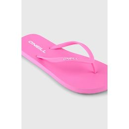 O`Neill O'neill Damen O'Neill Zehentrenner &raquo;PROFILE SMALL LOGO SANDALS&laquo; sportlicher Stil, Sommerschuh, leicht profilierte Gummilaufsohle pink 37