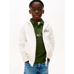Tommy Hilfiger Jungen Sweatjacke Regular fit, f&uuml;r Kinder bis 16 Jahre wei&szlig; 80