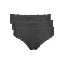 Nina von C. Damen Jazz-Pants Slips &raquo;"Cosy"&laquo; eng, elastisch, atmungsaktiv, bequem, feminin, mit Spitze schwarz 36