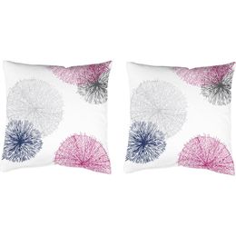 Home Wohnideen Dekokissen &raquo;SCOPPIO&laquo; lila Polyester B/L: 40cm x 40cm, 2 Stk.