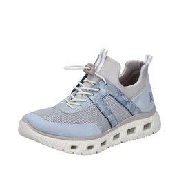 Rieker Sport Damen RIEKER Sport Slip-On Sneaker Sportschuh, Halbschuh, Freizeitschuh in veganer Verarbeitung blau 37