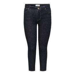 Only Carmakoma Damen Only CARMAKOMA Skinny-fit-Jeans &raquo;CARWILLY REG SKINNY ANK DNM BOX NOOS&laquo; Baumwollmischung, Regular Waist 42, L&auml;nge 32
