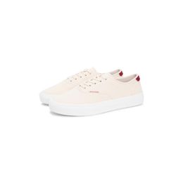 Tommy Hilfiger Herren Sneaker &raquo;TH VULC CUP CVS&laquo; Freizeitschuh, Halbschuh, Schn&uuml;rschuh mit Kontrastbesatz an der Ferse 43