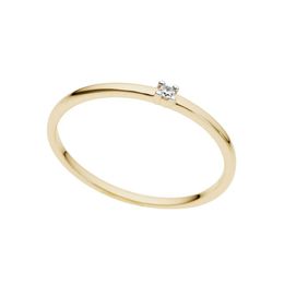 Firetti Solit&auml;rring &raquo;Schmuck Geschenk Gold 333 Damenring Verlobungsring Goldring Solit&auml;r&laquo; mit Brillant gold 18, 0,02 P2 = erkennbare Einschl&uuml;sse, 