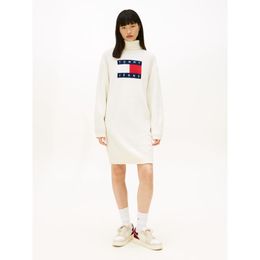 Tommy Jeans Damen Strickkleid &raquo;TJW TURTLENECK FLAG DRESS EXT&laquo; M (38), N-Gr