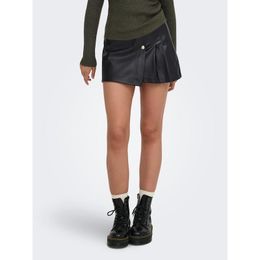 Only Damen Only Lederimitatrock &raquo;ONLSTORY HW FAUX LEA SKIRT CC PNT&laquo; Lederimitat XS (34)