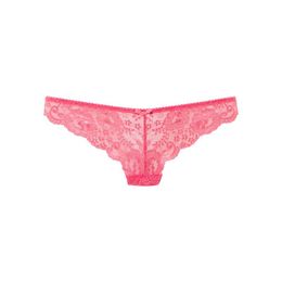 Lascana Damen Lascana String aus sch&ouml;ner Vollspitze und Schleife 36/38