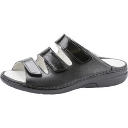 Waldl&auml;ufer Waldl&auml;ufer Damen Sandalette &raquo;Gunna&laquo; , Komfortschuh, Klettschuh, Hausschuh in Bequemweite G (= weit) schwarz 5,5 (38,5)