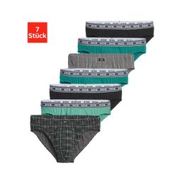 H.I.S. H.I.S Herren Slip Packung, 7 Stk. aus Baumwoll-Stretch bunt L, 7 Stk.
