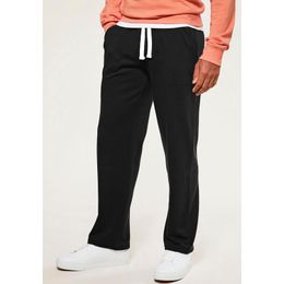 Kangaroos Herren Kangaroos Sweathose , seitliche Taschen, kontrast B&auml;nder schwarz S (44/46), N-Gr