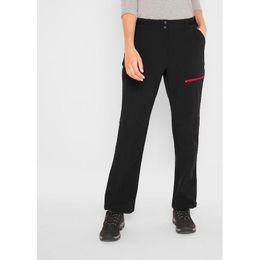bonprix Damen bonprix Softshellhose aus Stretch-Material, wasserabweisend, Regular Fit, mit Taschen schwarz 46, N-Gr