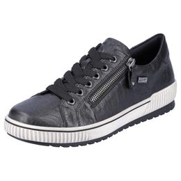 Remonte Damen Plateausneaker , Freizeitschuh, Halbschuh, Schn&uuml;rschuh mit Au&szlig;enrei&szlig;verschluss schwarz 43