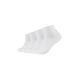 JOOP! Damen JOOP! Socken &raquo;premium essentials&laquo; 4 Paar tlg. mit Logoschriftzug an der Ferse wei&szlig; 39-42