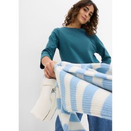 bonprix Damen bonprix T-Shirt mit 3/4-&Auml;rmeln, aus schwerer Baumwolle, in mehreren Gr&ouml;&szlig;en 44/46 (L)