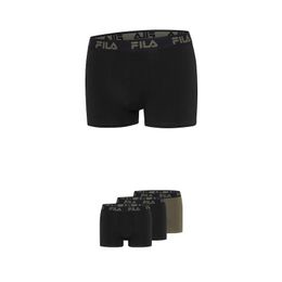 Fila Herren Boxer ohne Eingriff, elastisch, Baumwollmix schwarz XL